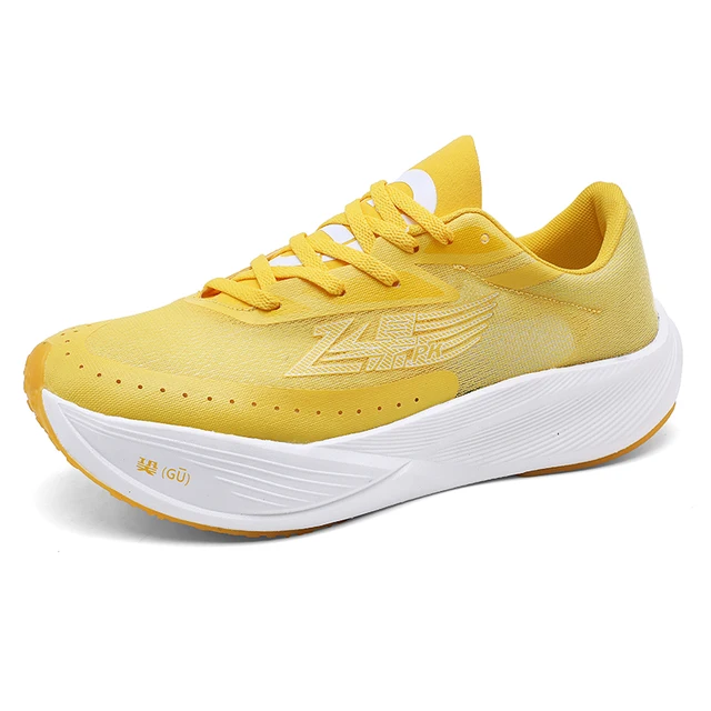 Casual Breathable Mesh Carbon Plate Platform Marathon Shoes Men Outdoor ...