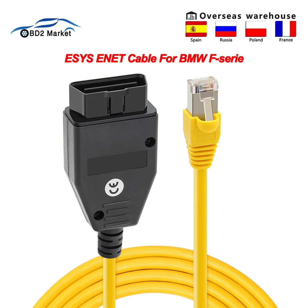 Esys Enet Cable For Bmw F-serie Refresh Hidden Data Icom Coding Ecu ...