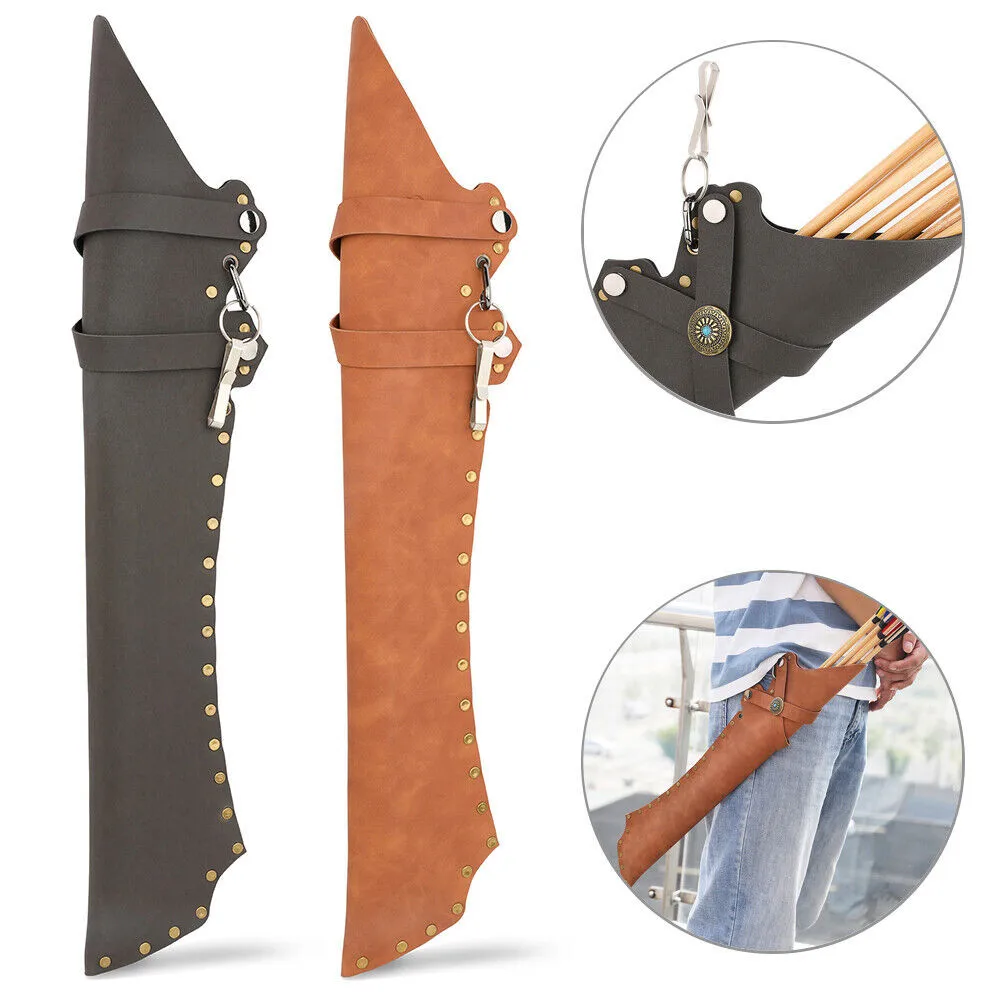 1pcs-Archery-Arrow-Bag-With-Adjustable-Belt-PU-Leather-Quiver-Case-For ...