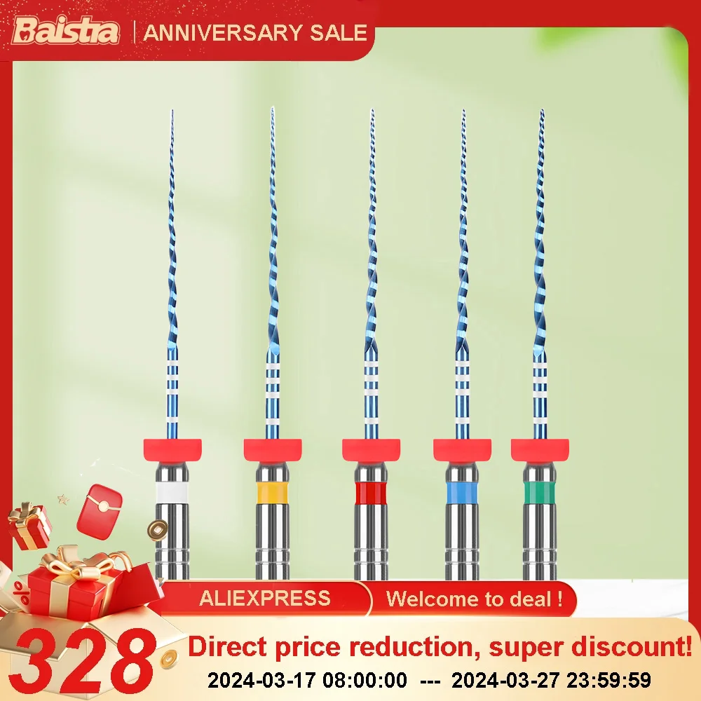 Endodontic Rotary System Lusterdent NiTi Re-Treatment Rotary Files 18mm ...