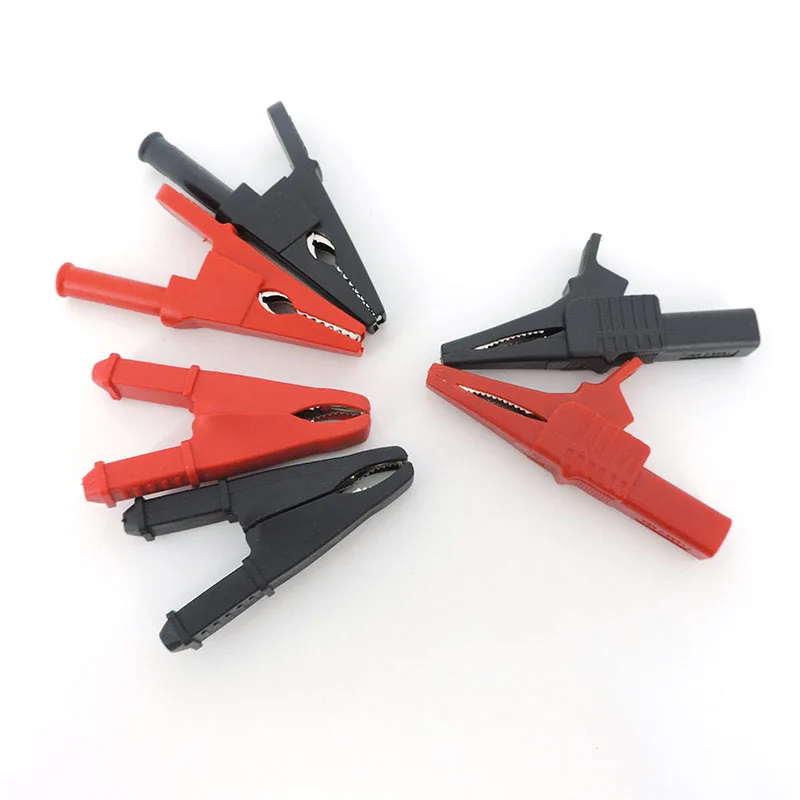 4types 20A 30A 50A red black Alligator Clip Crocodile Adapter Plug ...