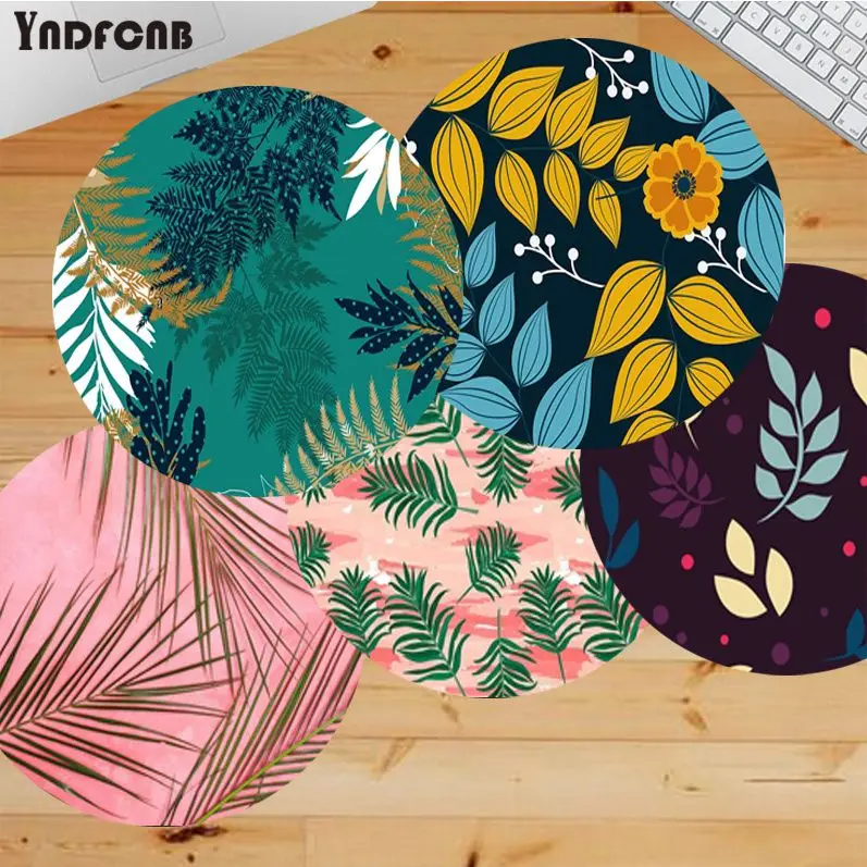 Mouse-pad-redondo-tipo-folha-22x22cm-para-laptop-mesa-escrit-rio ...