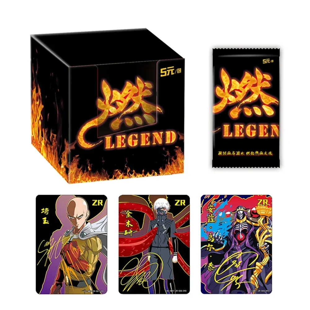 Fire Legend Card Rare PTR Cards Male God Anime ONE PUNCH-MAN ZR ...