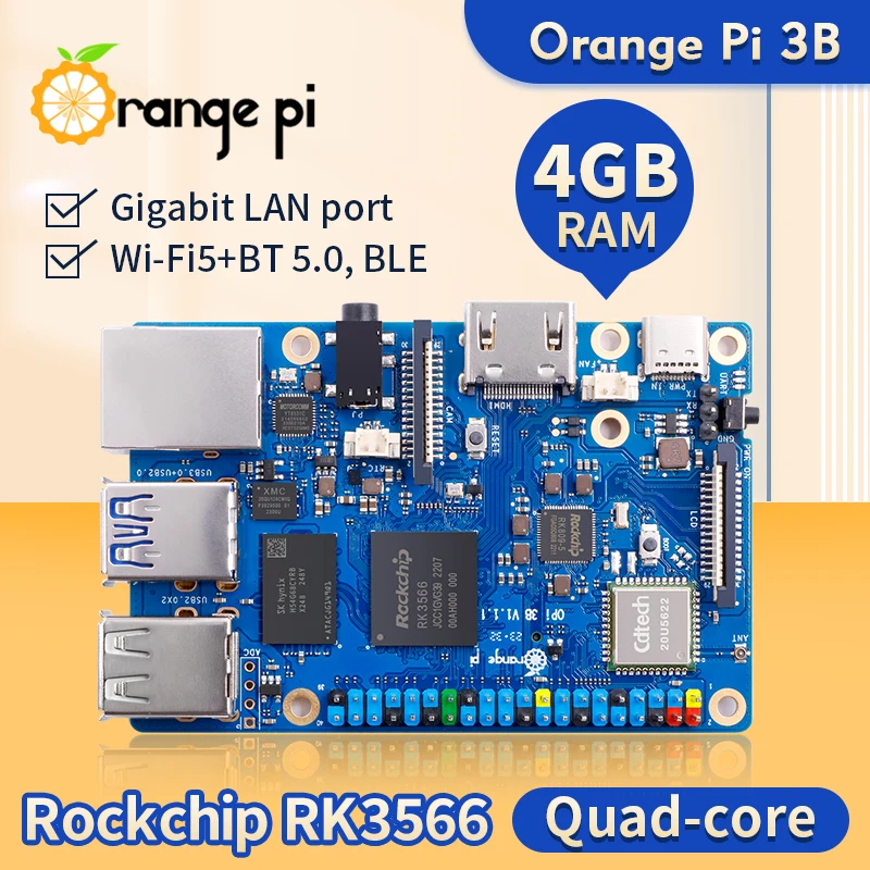 Orange-Pi-3B-4GB-Ram-Development-Board-RK3566-Up-to-1-8GHz-Chip-WIFI-BT ...