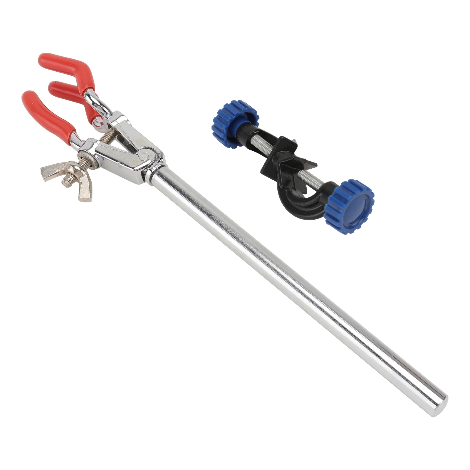 Clamp-3-Prong-Finger-Rubber-coated-Laboratory-Test-Tube-Stand-Clip ...