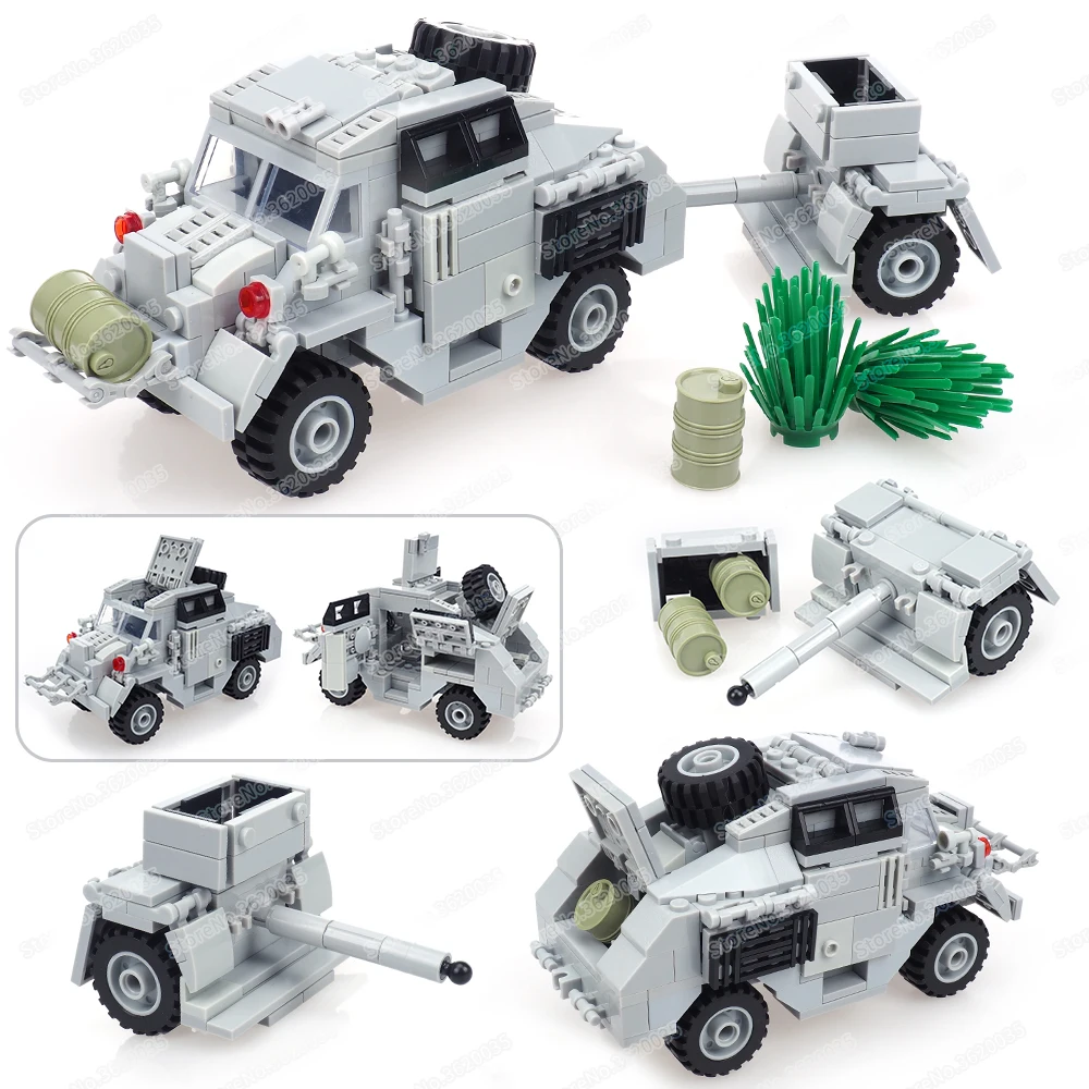 Military-Armor-Transportation-Cannonball-Traction-Car-Building-Block ...
