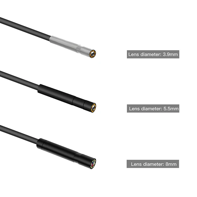 1080P Industrial Endoscope Camera 2.4"/ 2.8 " IPS Inspection Camera 100 ...