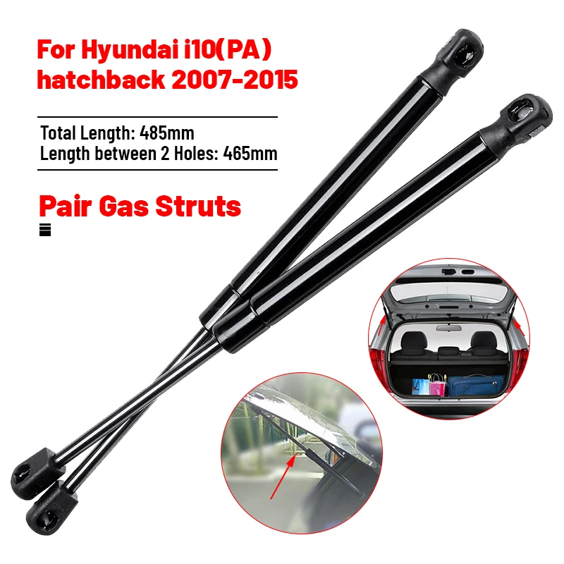 2Pcs-Car-Tailgate-Trunk-Hood-Gas-Spring-Shocks-Lift-Supports-Struts ...