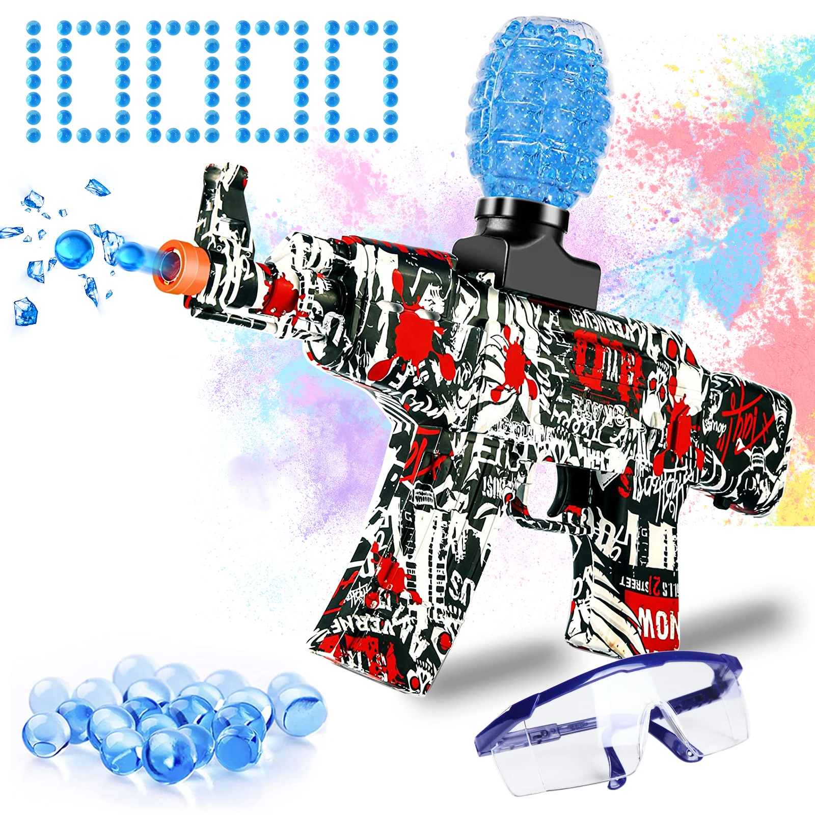 Ak47 Gel Blaster Gun Paintball Pistol Water Gun Electric Airsoft Rifle ...