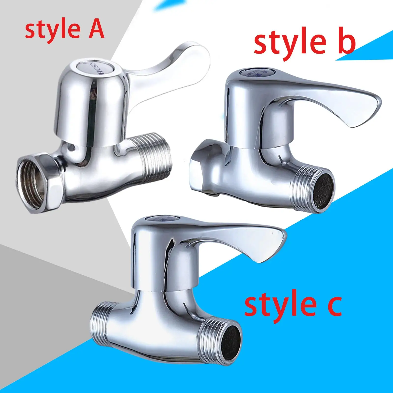 Shut Off Valve Home Plumbing Fixtures Rustproof Angle Stop Valve for ...