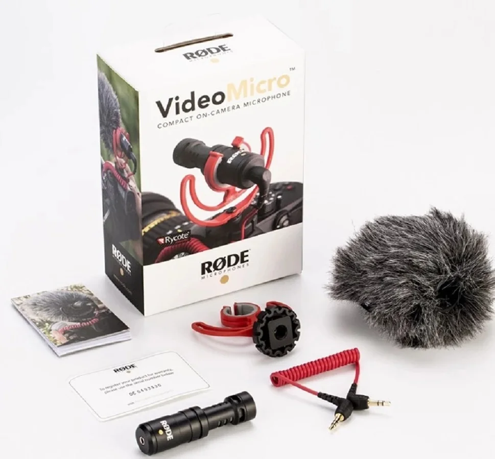 Rode videomicro compacto microfone de gravação com alta qualidade ...
