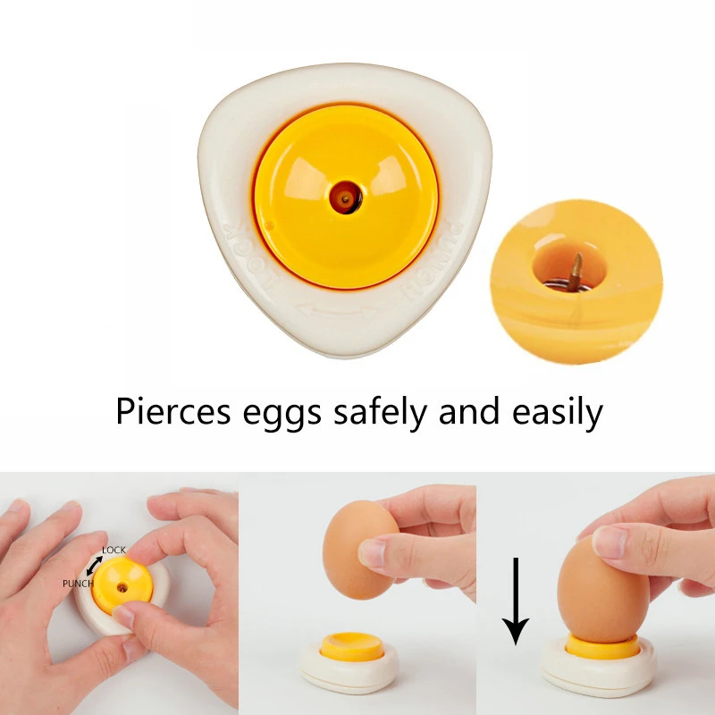 Dropshipping Copilot - LMETJMA Creative Egg Piercer Pricker With Lock ...