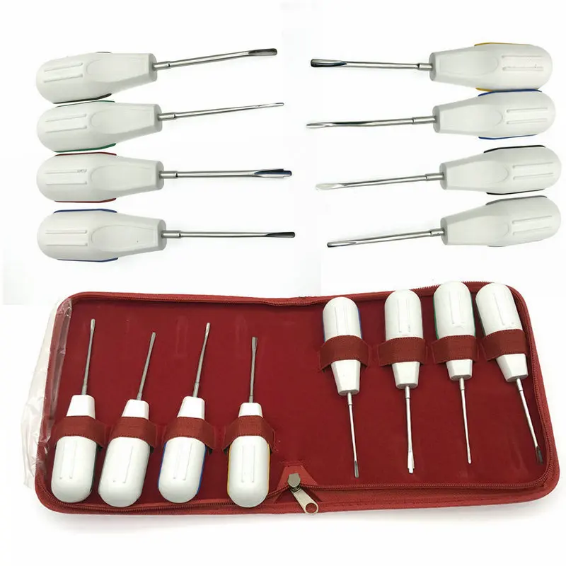 8pcs-set-Dental-Curved-Root-Elevator-Dental-Root-Fragment-Luxating ...