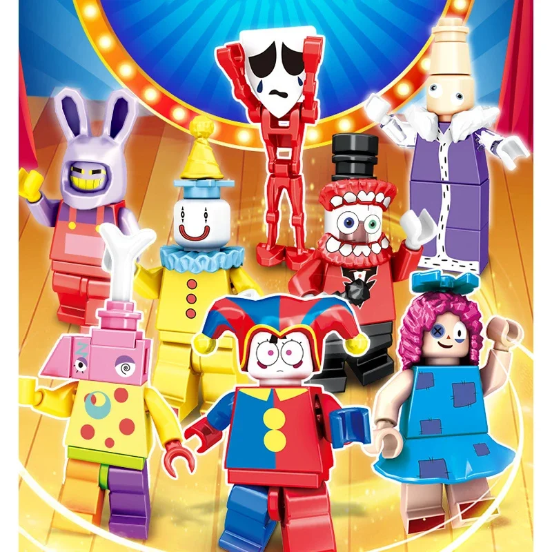 BuildMOC-The-Amazing-Digital-Circus-8-in-1-Anime-Figures-Building-Block ...