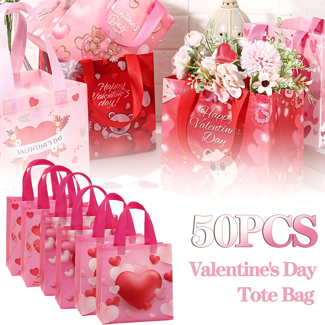 50PCS-Valentine-s-Day-Tote-Bag-Valentine-s-Day-Gift-Bags-Wedding ...