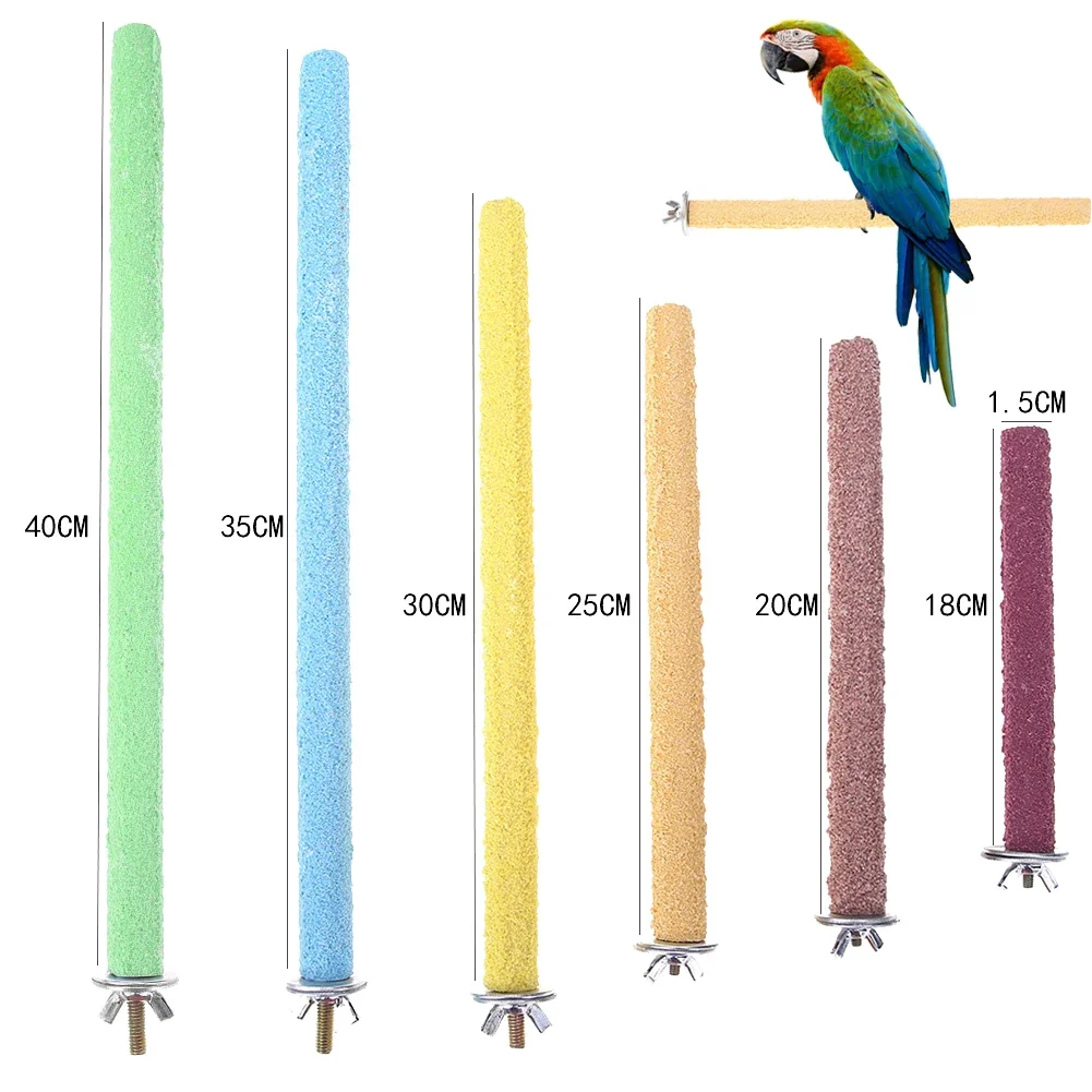 Colorful-Parrot-Standing-Stick-Non-toxic-Bird-Claw-Stick-Eco-friendly ...