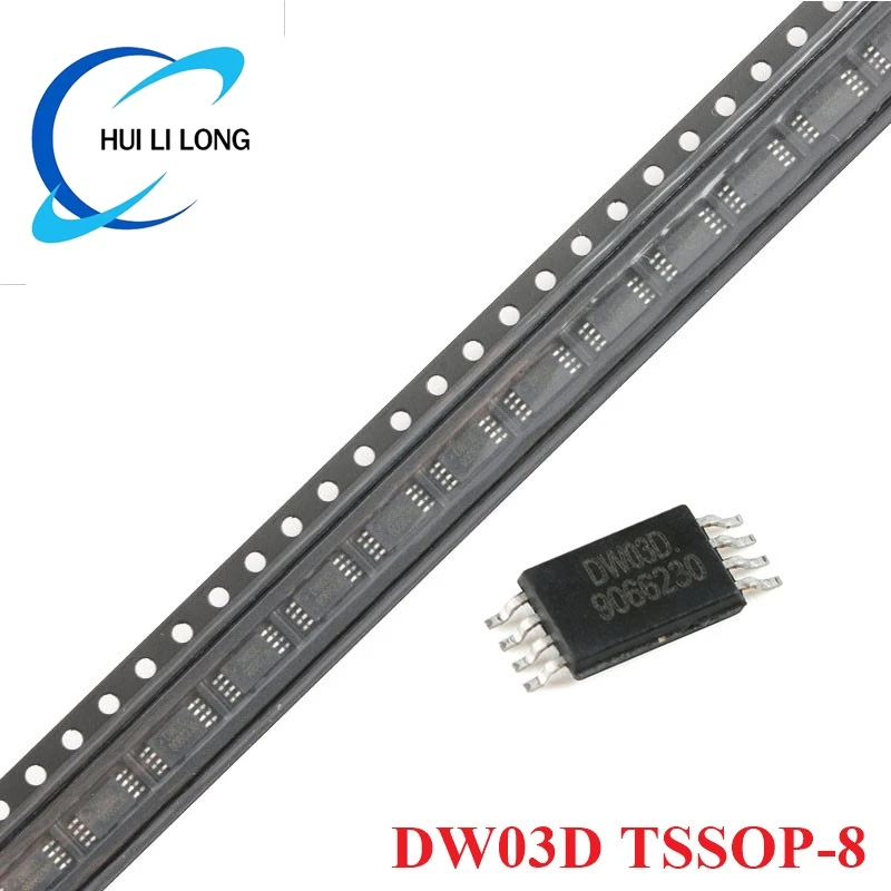 10-5pcs-DW03D-TSSOP-8-DW03-TSSOP8-Two-in-one-Lithium-Battery-Protection ...