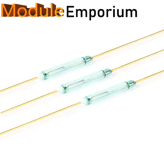 Glass Reed switch MagSwitch 2 * 14mm Normally Open Magnetic Induction ...