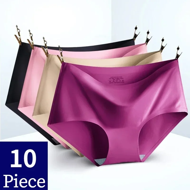 Seamless-Women-s-Breathable-Comfortable-Underwear-Silk-Satin-Underwear ...