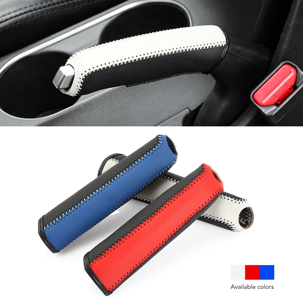 Leather-Car-Hand-Brake-Cover-Protective-Sleeve-for-Suzuki-Swift-SX4 ...