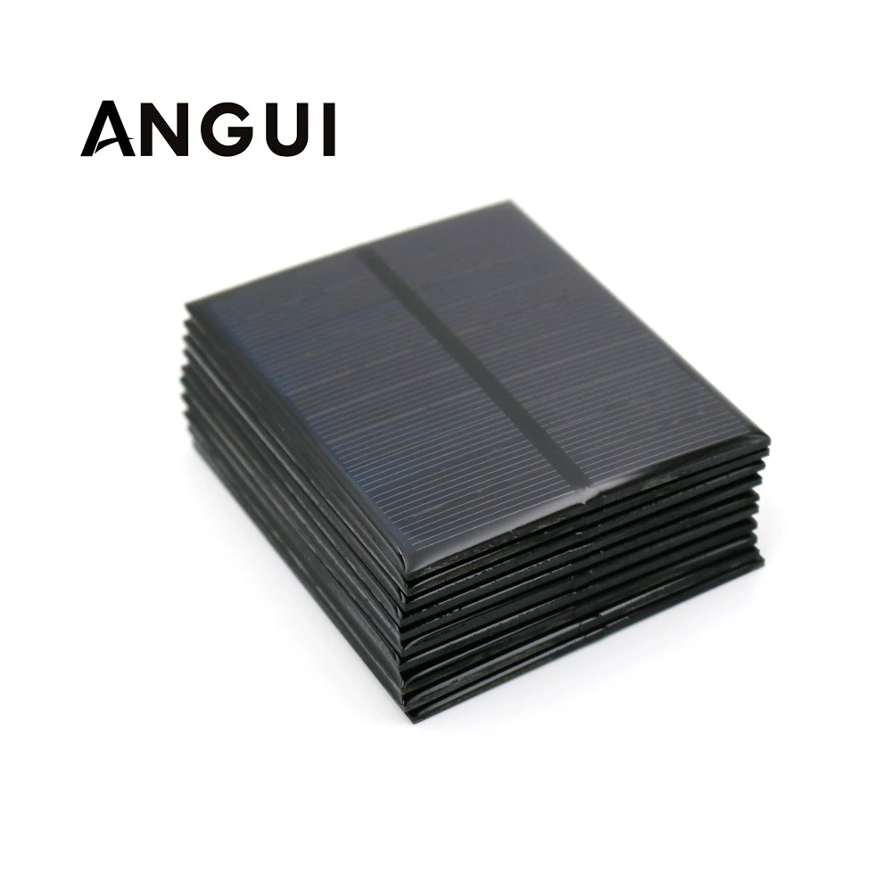 5v 200ma With 30cm Extend Cable Solar Panel Polycrystalline Silicon Diy ...