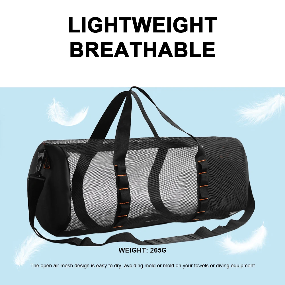 Mesh Dive Bag Extra Large Travel Diving Mesh Duffel Bag for Scuba ...
