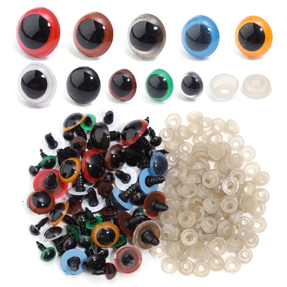 50Pcs-Lot-8-20mm-Resin-Eyeball-Doll-Accessories-Black-Plastic-Plush ...