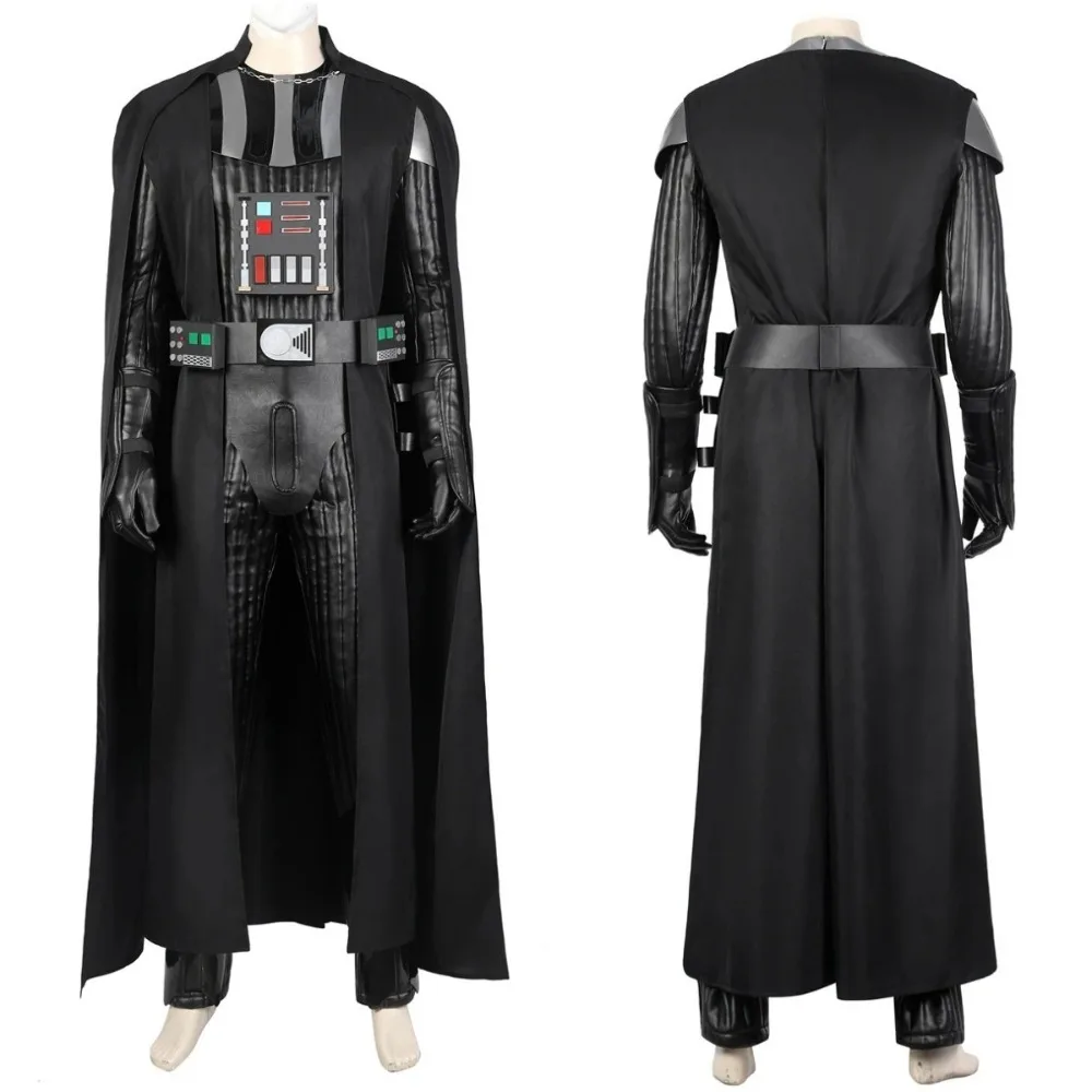 Male-Black-Darth-Vader-Cosplay-Costume-Top-Pants-Cloak-Accessories ...
