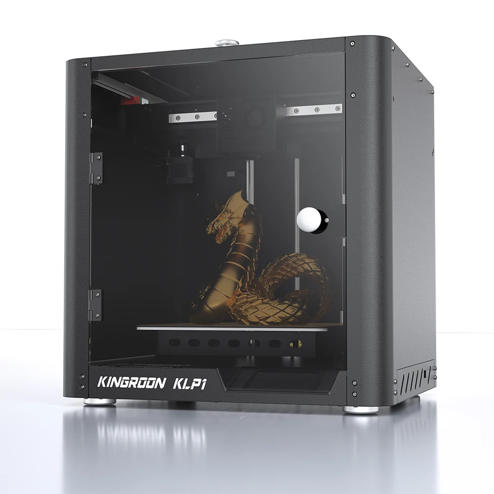 KINGROON-Enclosed-3D-Printer-KLP1-Klipper-Control-3D-Printing-Fast ...