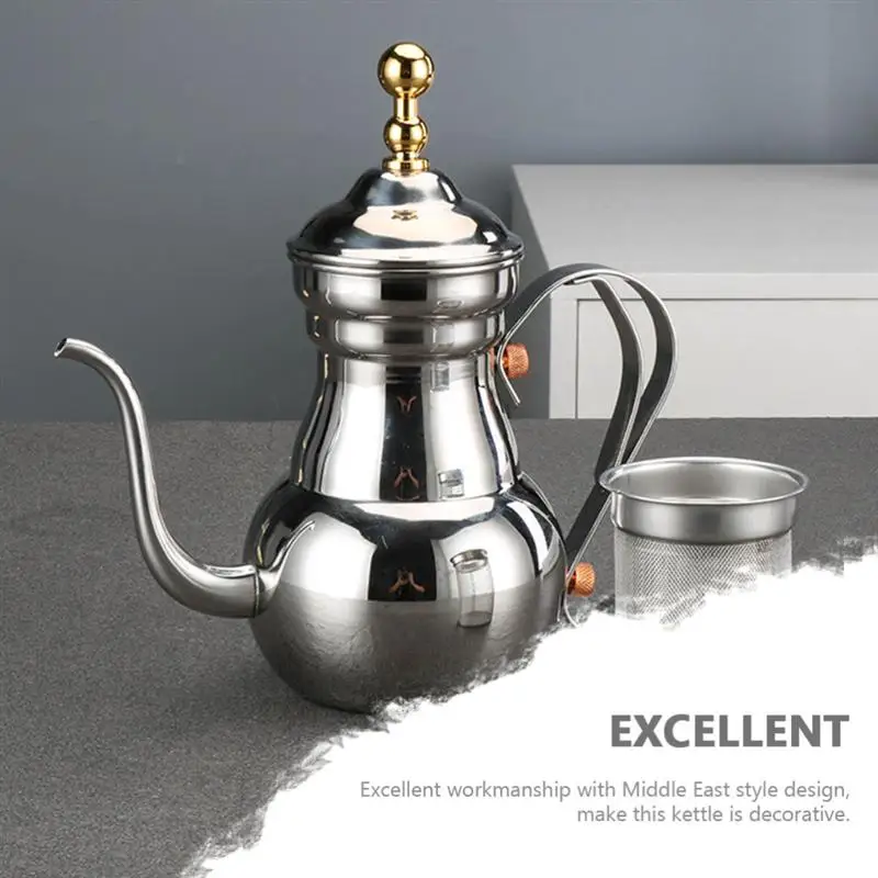 Cafetière à pression,Théière arabe du Moyen-Orient,col de cygne en ...