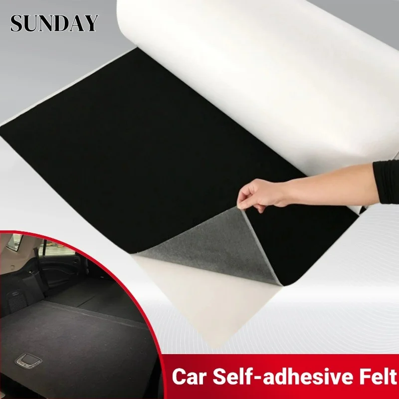 Car Self-adhesive Soundproof Felt for Auto Background Lining Sticky Non ...