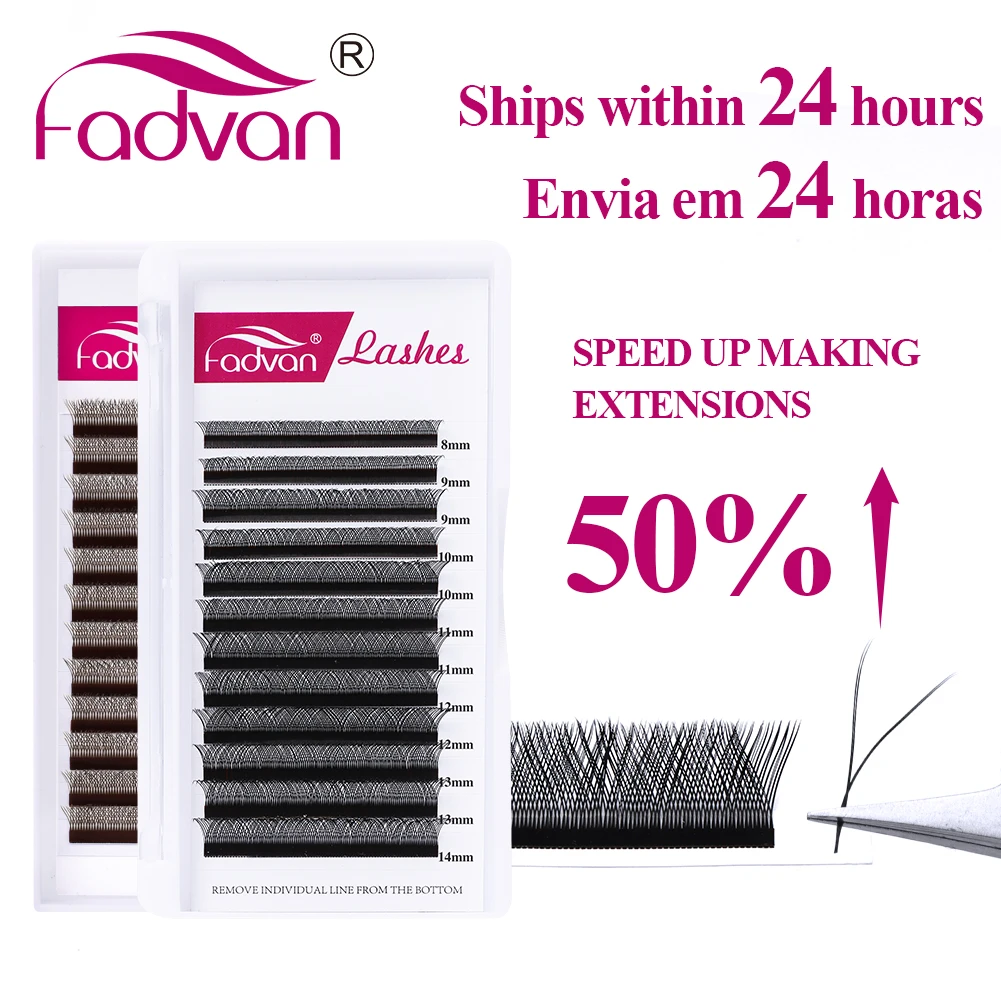 Fadvan Y Shape Eyelashes Extension YY Fake Eyelash Building Mesh Soft ...