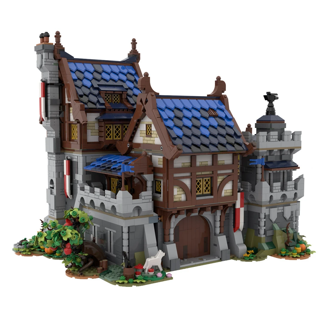 Authorized Medieval Castle Themed Model Building Blocks Set (5000+PCS ...