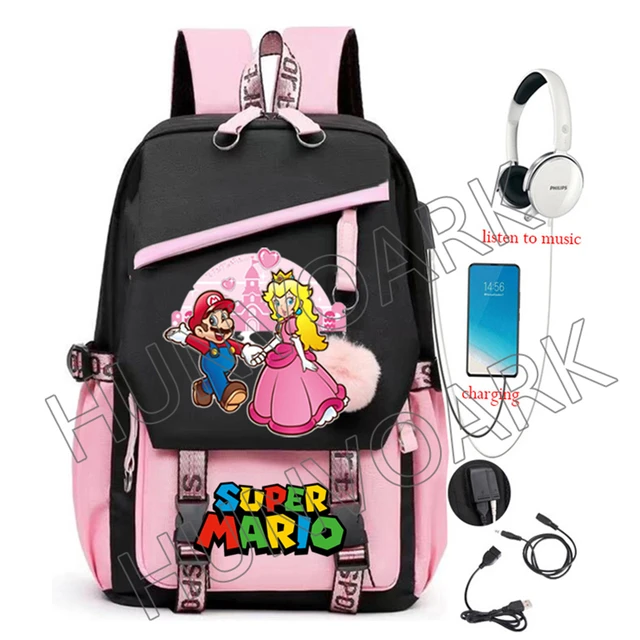 Princess Peach Plush Backpack