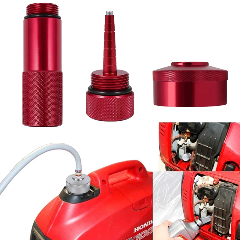Aluminum-Extended-Run-Gas-Cap-Adapter-Mess-Free-Oil-Change-Funnel ...