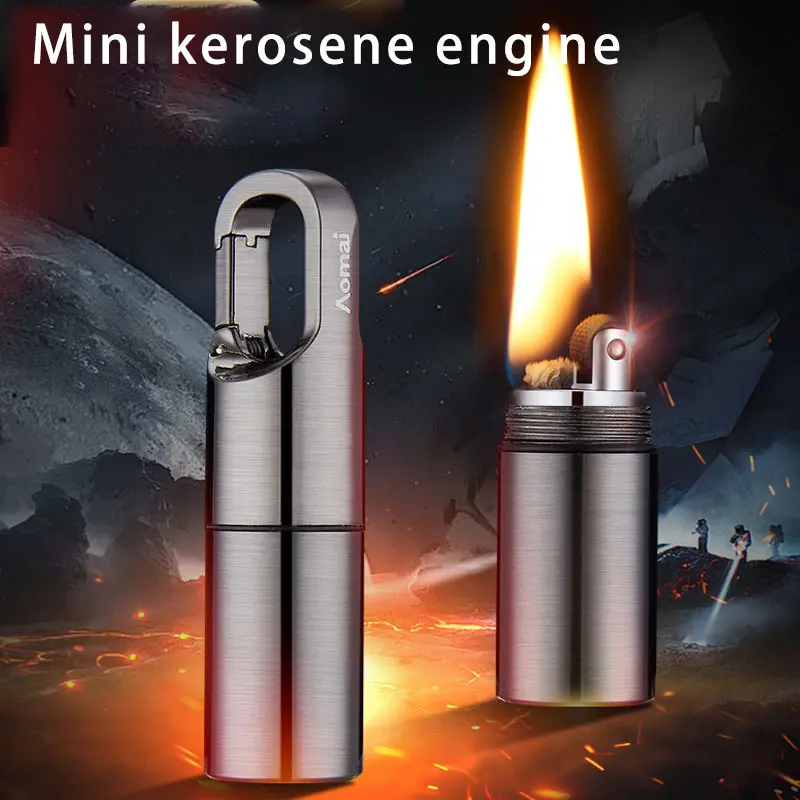 New-multi-functional-mini-portable-pocket-kerosene-lighter-metal ...