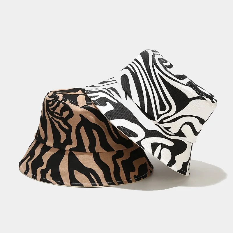 Bucket Hat Zebra Pattern | Bucket Hat Zebra Print | Cotton Fisherman ...