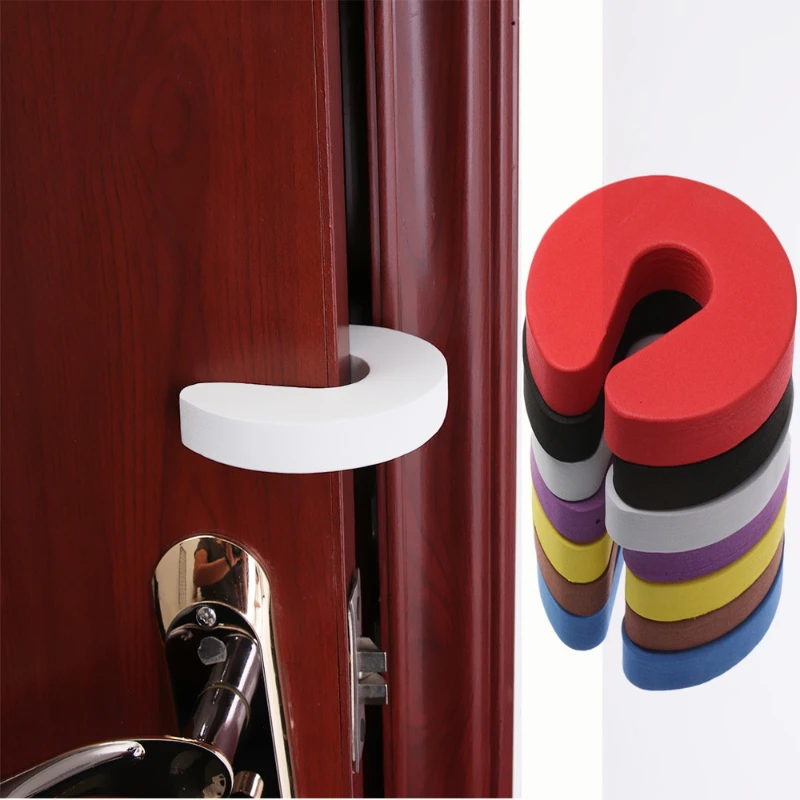 5Pcs-Safety-Locks-For-Children-Protection-EVA-C-Shape-Security-Cabinet ...