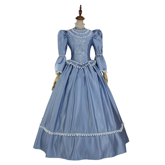 Blue Gothic Victorian Dress