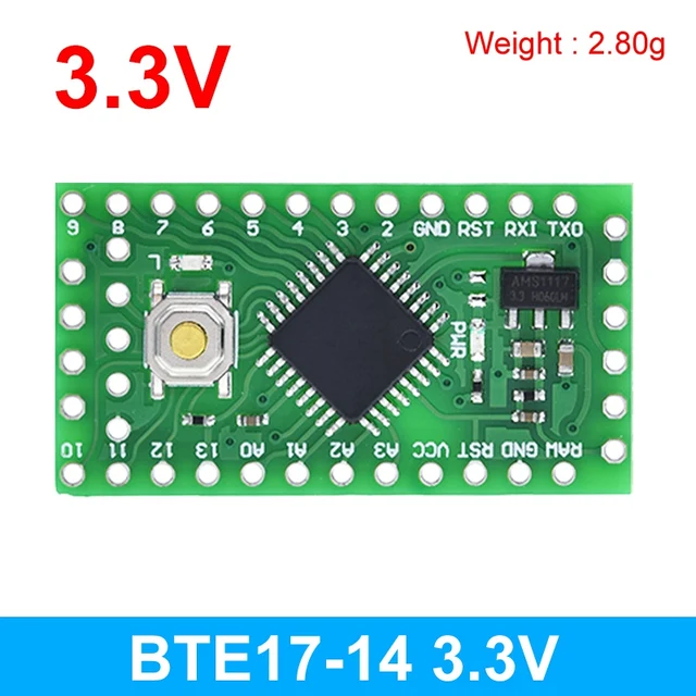LGT8F328P LQFP32 MiniEVB 3.3V / 5V Replaces Pro Mini ATMEGA328P Fully ...