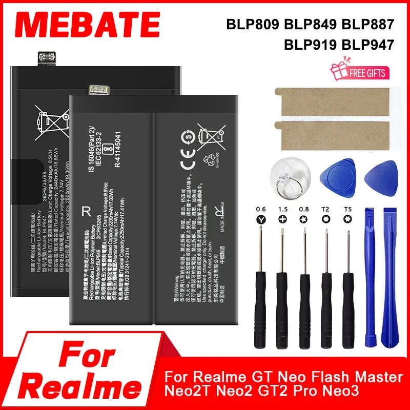 BLP809 BLP849 BLP857 BLP887 BLP919 reemplazar la batería para Realme GT ...