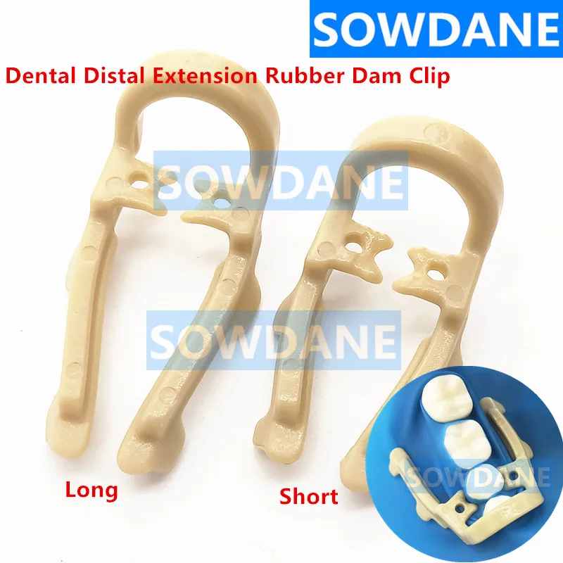 1pc Dental Distal Extension Premolar Rubber Dam Clamp Rubber Barrier ...