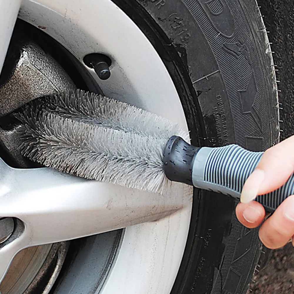 Car Vehicle Motorcycle Wheel Hub Tire Rim Scrub Brush Washing Dust ...