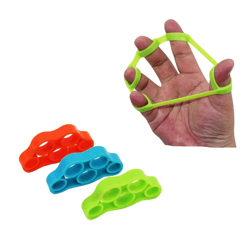 Silicone-Gripper-Finger-Hand-Grips-Exercise-Extender-Rehabilitation ...