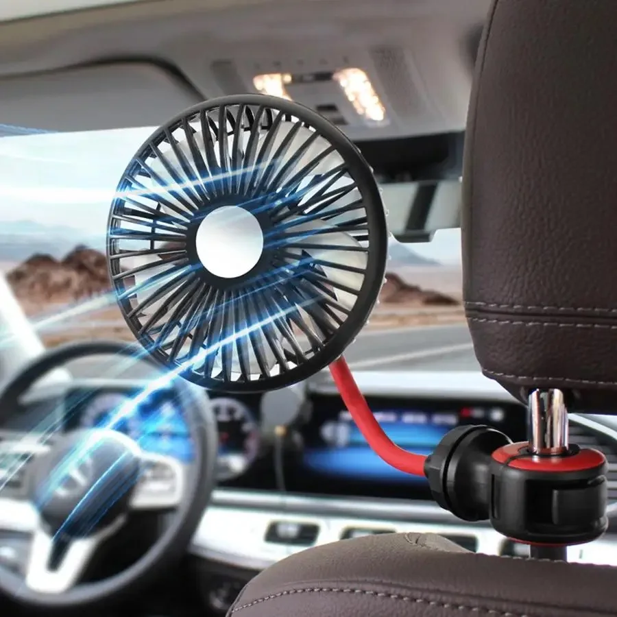 Car-Cooling-Fan-Durable-Car-Fan-Universal-3-speed-Usb-360-Adjustable ...
