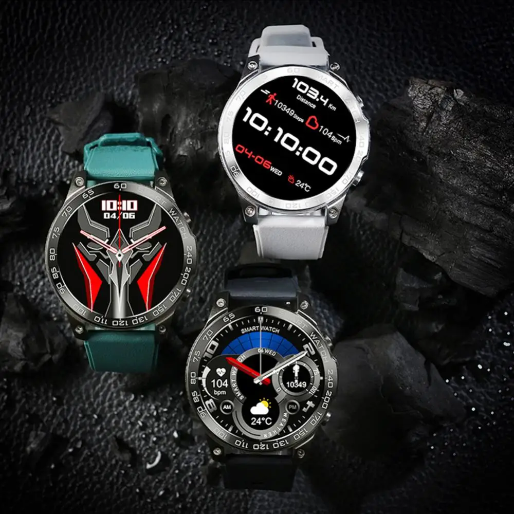 DM50-Smart-Watch-Men-1-43-Screen-Fitness-Tracker-IP68-Waterproof-BT ...