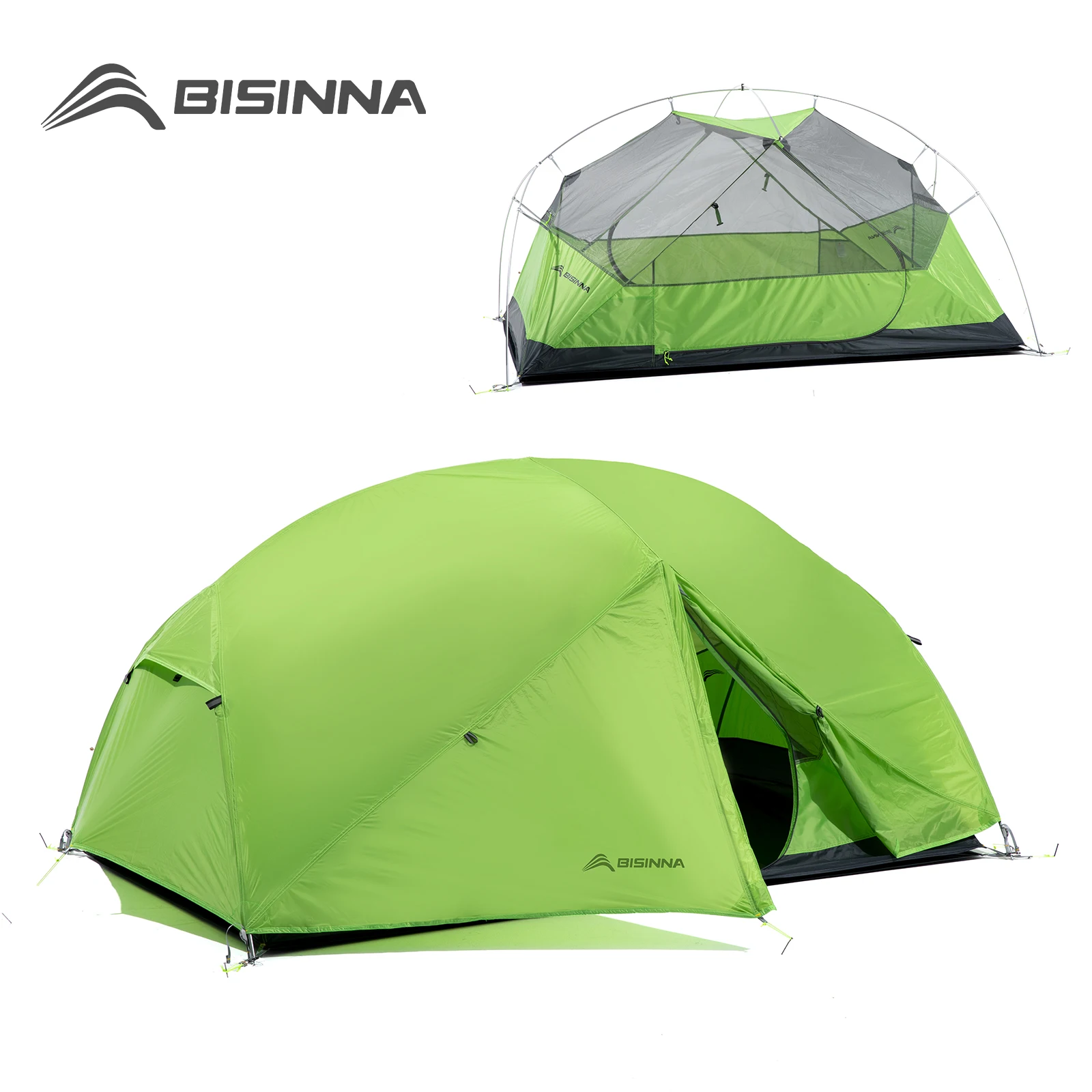 BISINNA-2-Person-Ultralight-Camping-Tent-20D-380T-Nylon-Double-Layer ...