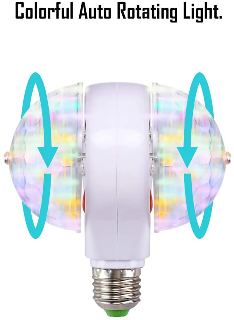 Luminaire d'intérieur,Lampe LED E27 6W à double tête rotative pour ...