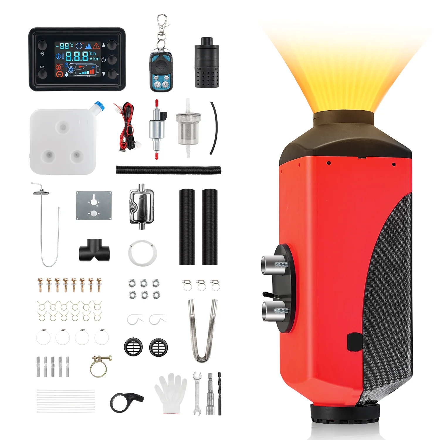 2KW 2000W Air Diesels Heater Parking Heater 12V Air Diesel Heating ...