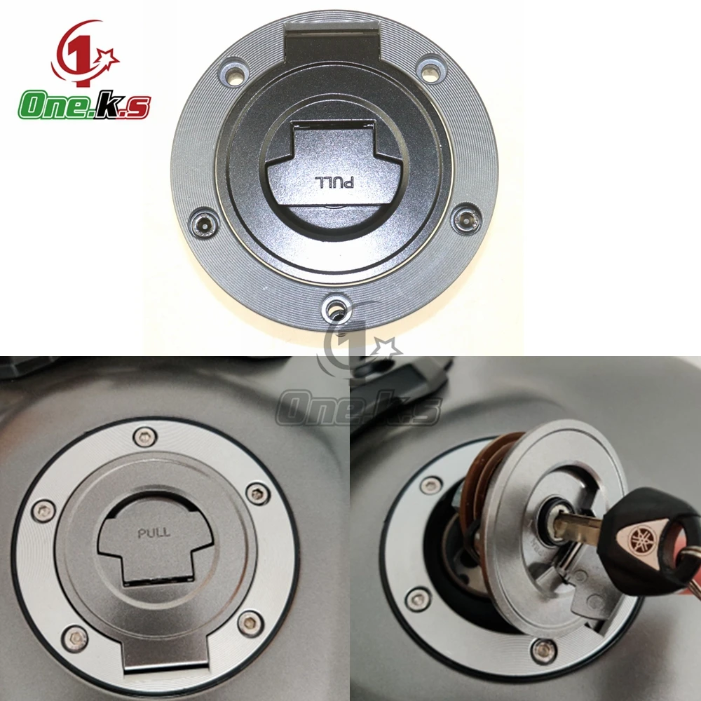 Motorcycle Fuel Tank Cap Gas Cap Cover For YAMAHA R6 R6S R1 MT03 MT09 ...